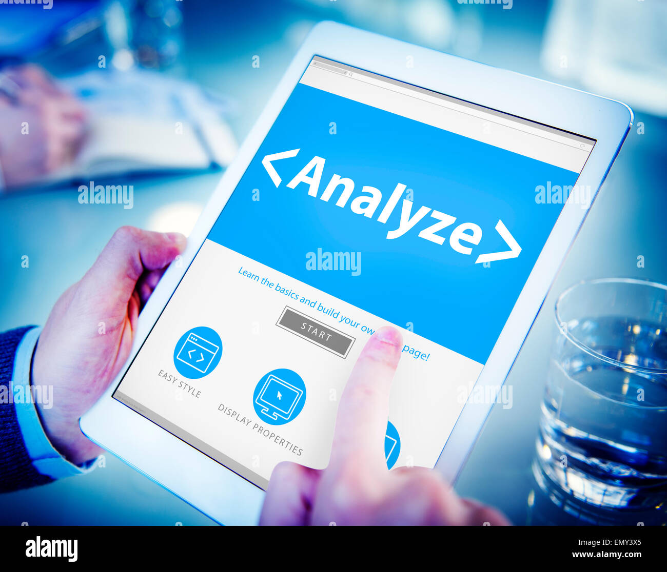Digital Online Analyze Plan Research Working Concept Stock Photo - Alamy