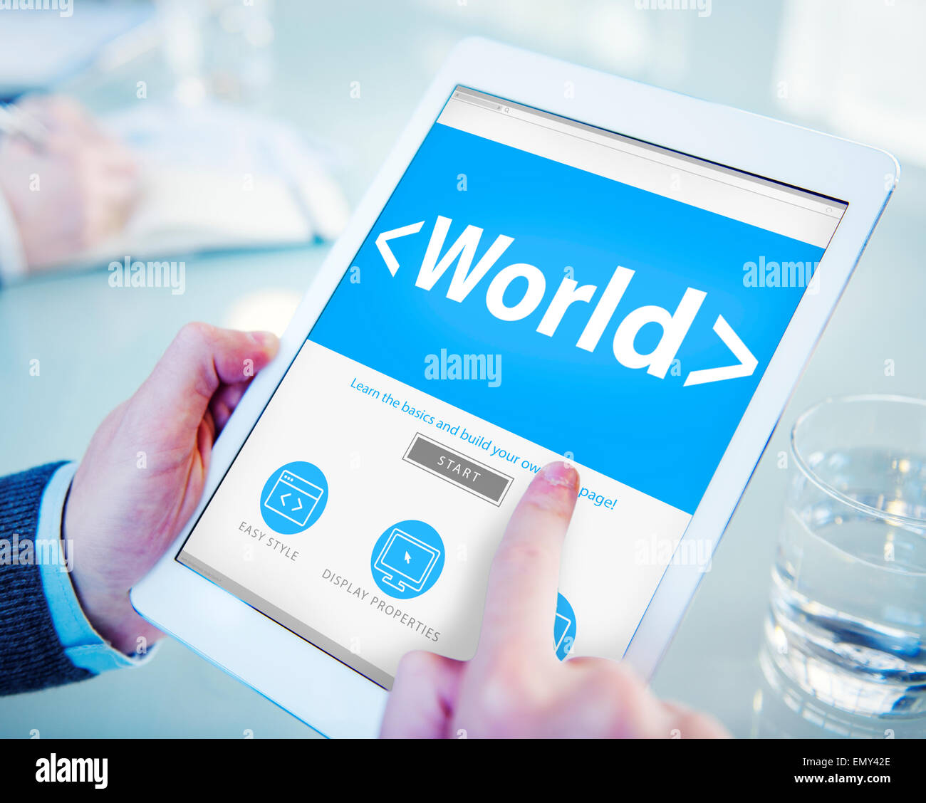 World Worldwide Global Community Humanity Concept Stock Photo - Alamy