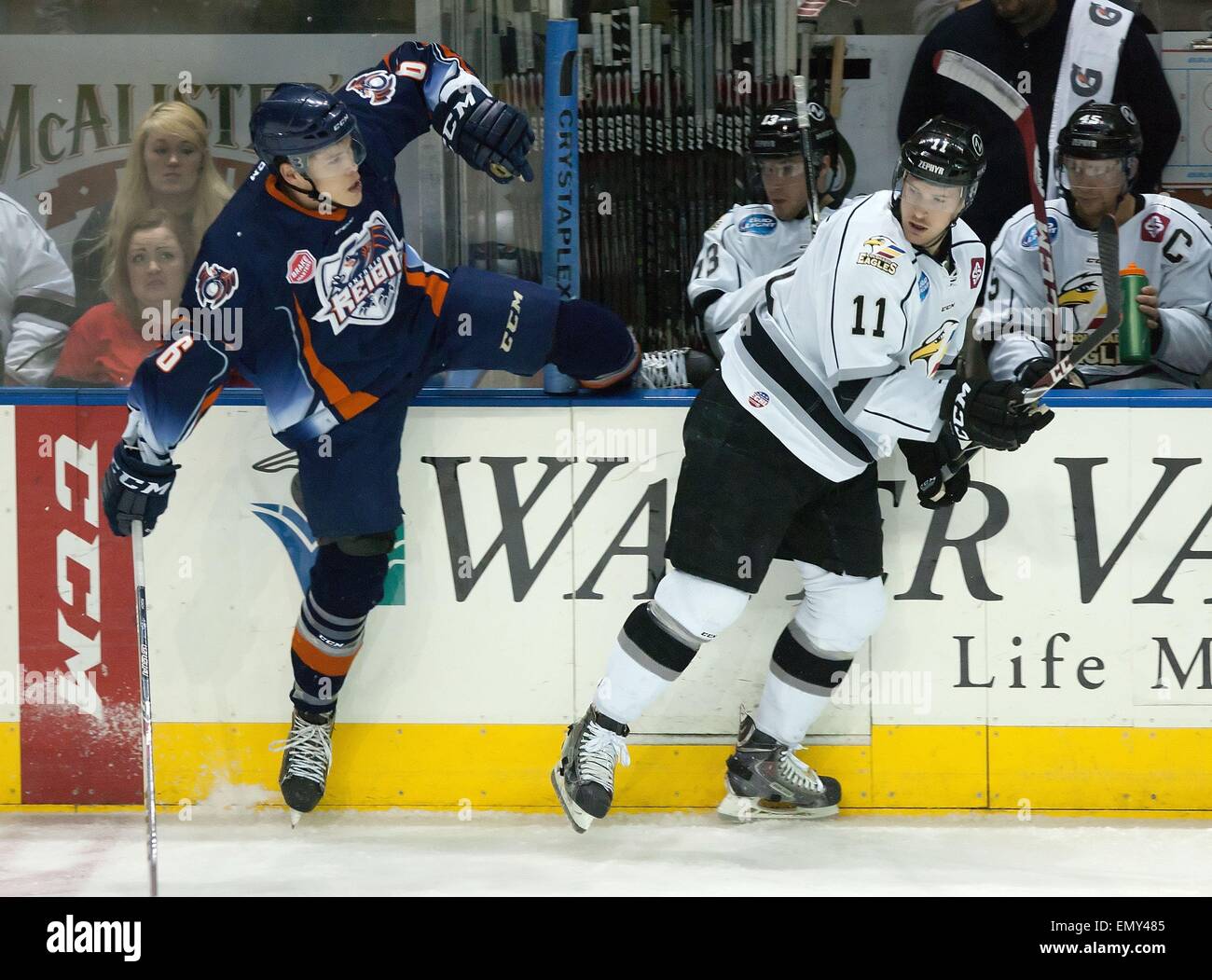 Loveland, Colorado, USA. 22nd Apr, 2015. Reign D ALEX ROACH, left, gets ...