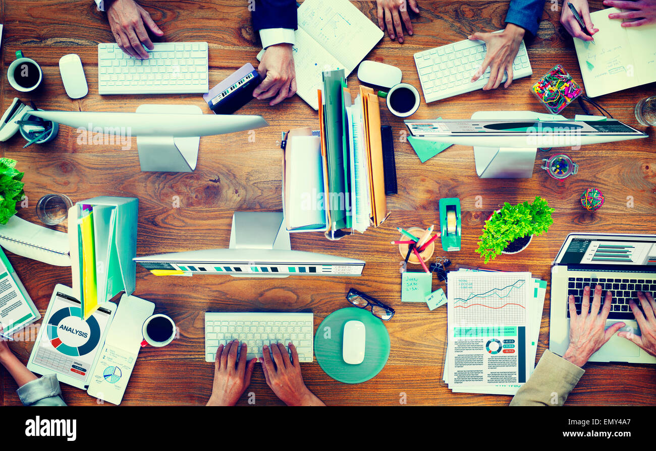 Office Business Adminstratation Start Up Conference Meeting Concept ...