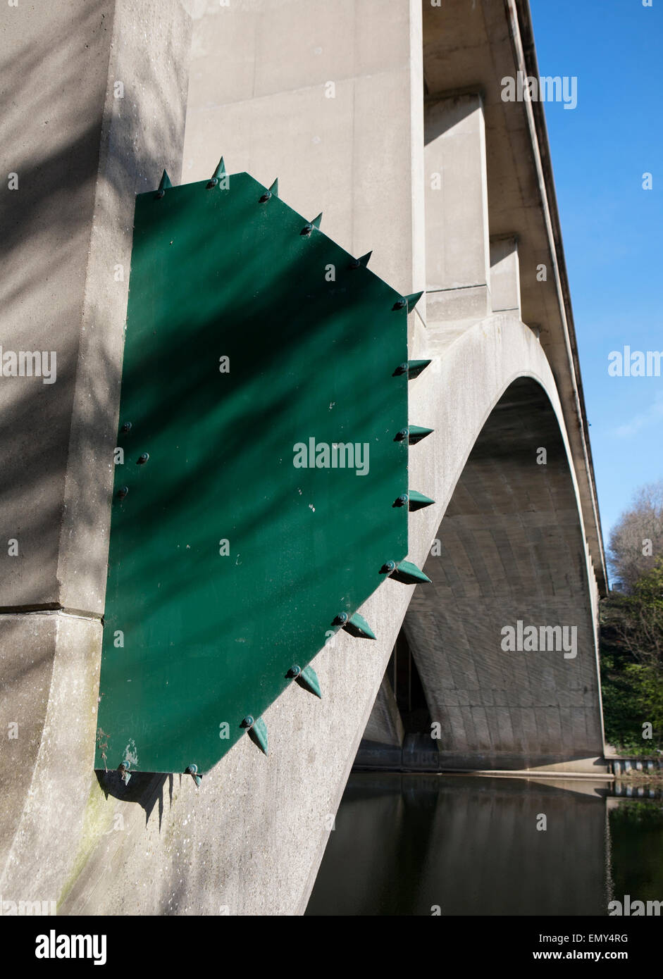 Graffiti on the underpass of the M6 Bridge at Denny Beck, Lancaster ...