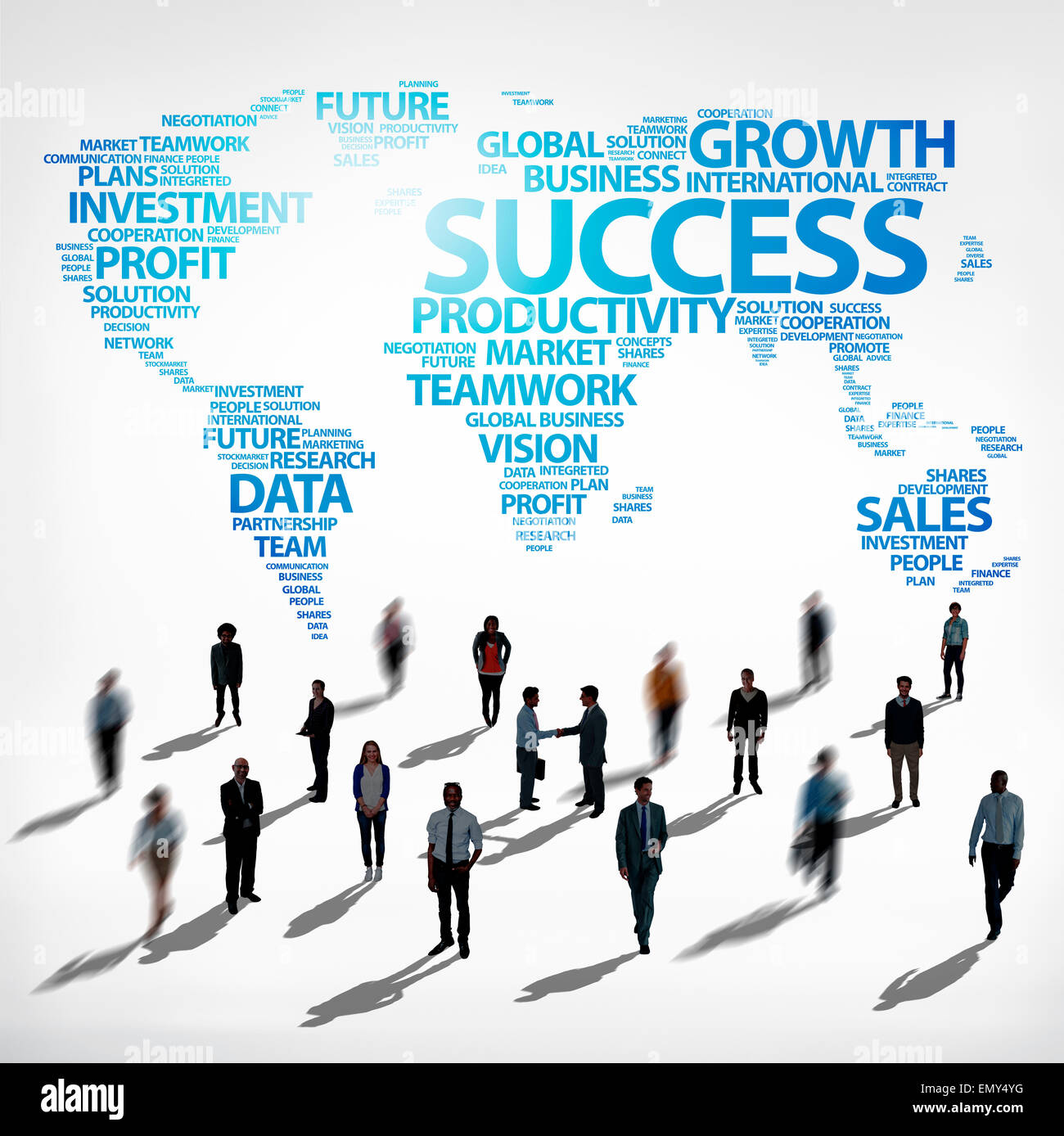 Global Business Success Growth Investment Diverse Ethnic Concept Stock ...