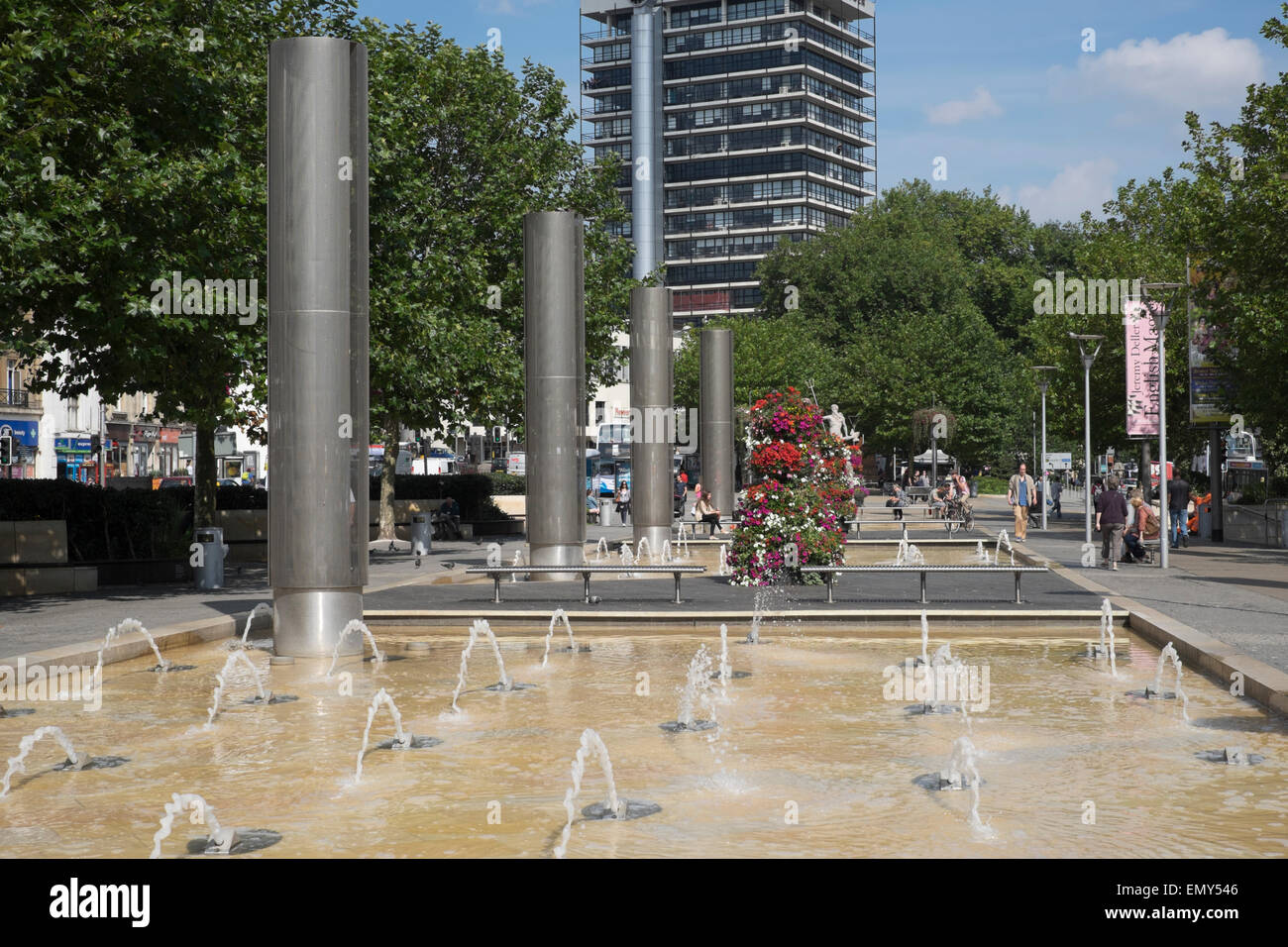 Centre Promenade in Bristol Stock Photo - Alamy