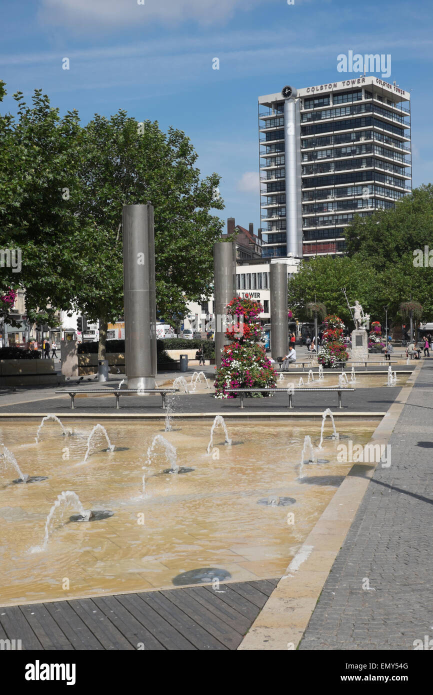 Centre Promenade in Bristol Stock Photo - Alamy