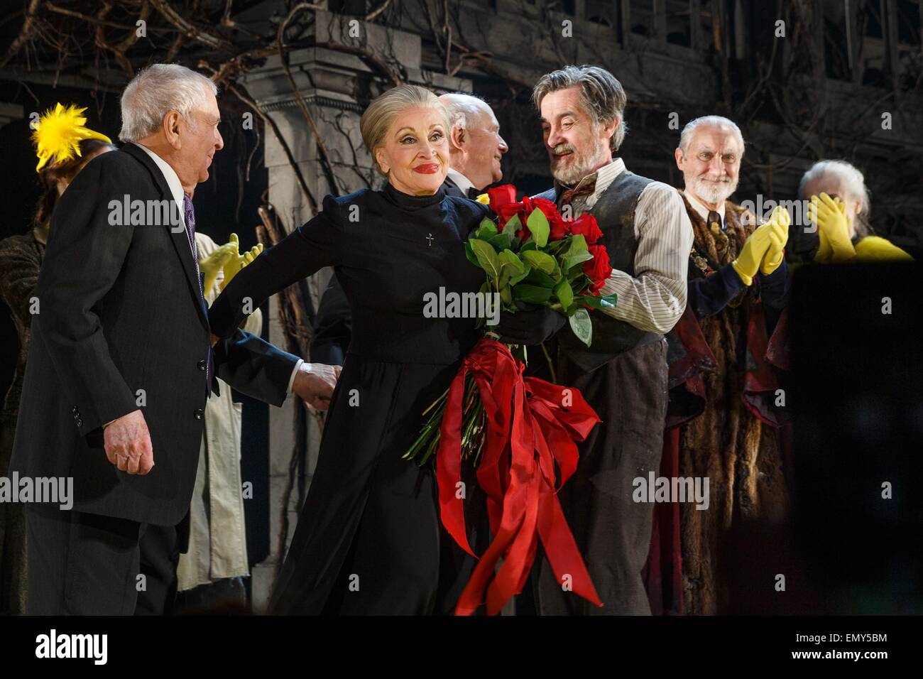New York, NY, USA. 23rd Apr, 2015. John Kander, Chita Rivera, Roger ...