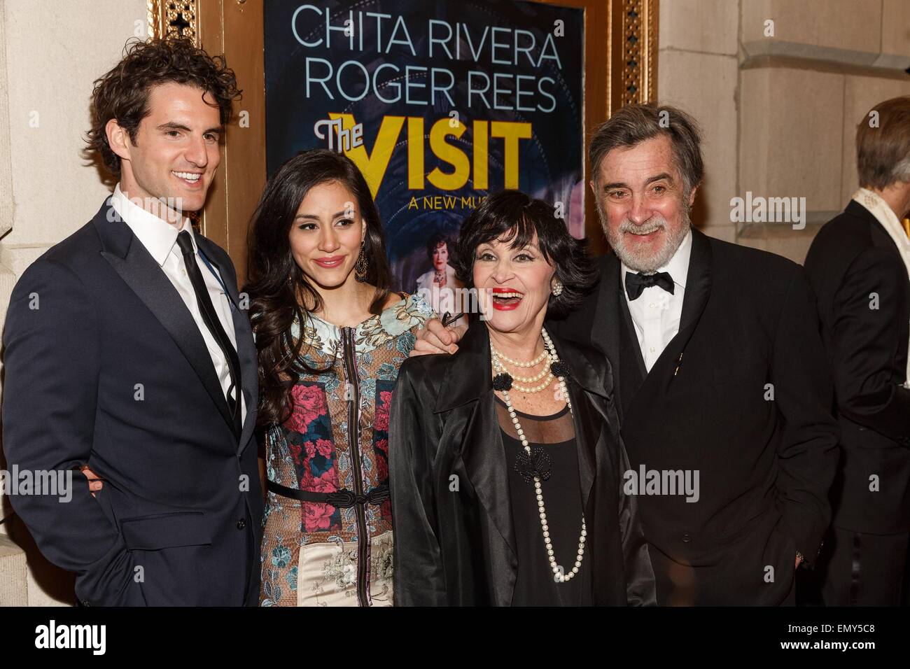 New York, NY, USA. 23rd Apr, 2015. John Riddle, Michelle Veintimilla ...