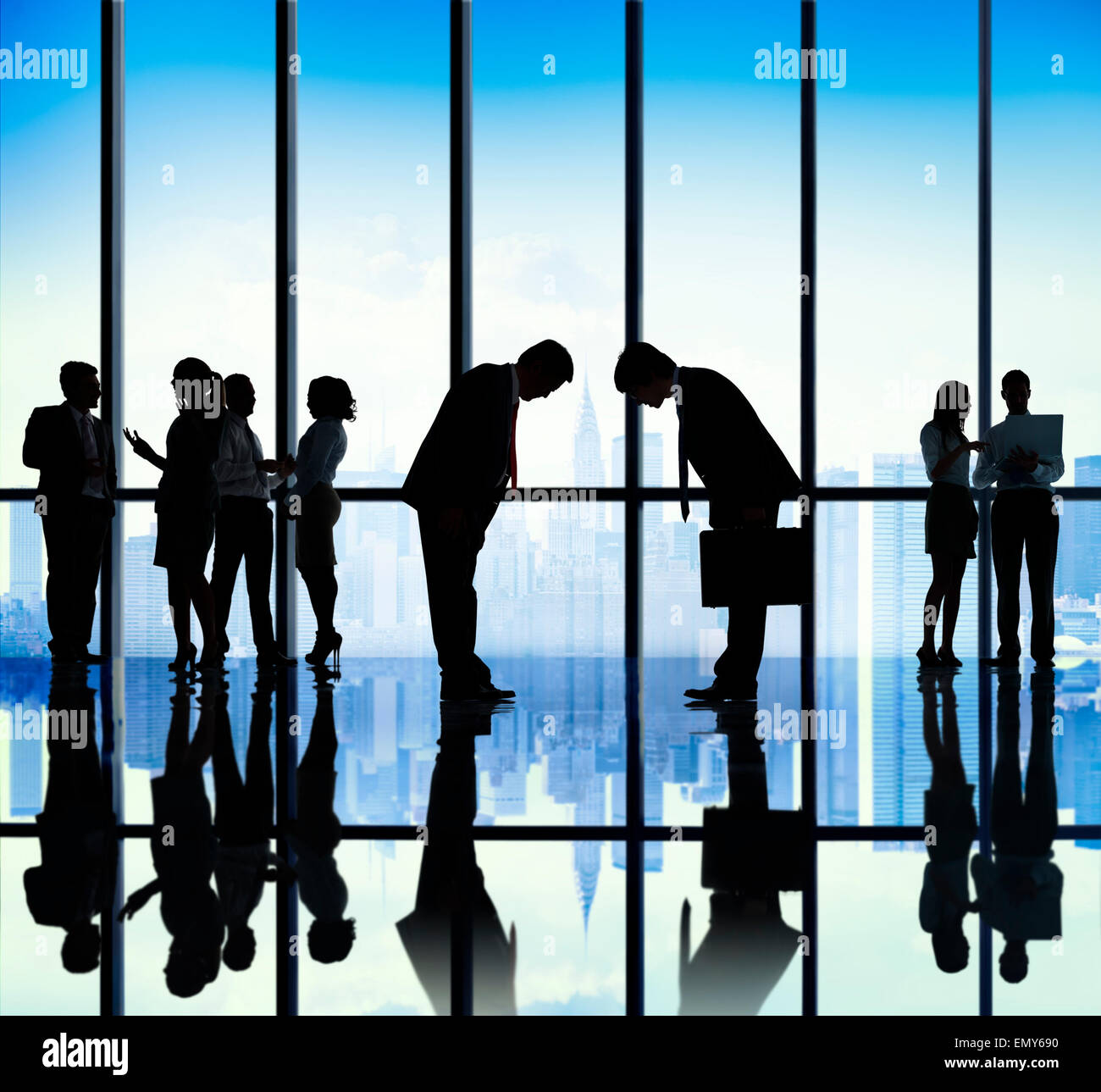 Bowing down hi-res stock photography and images - Alamy