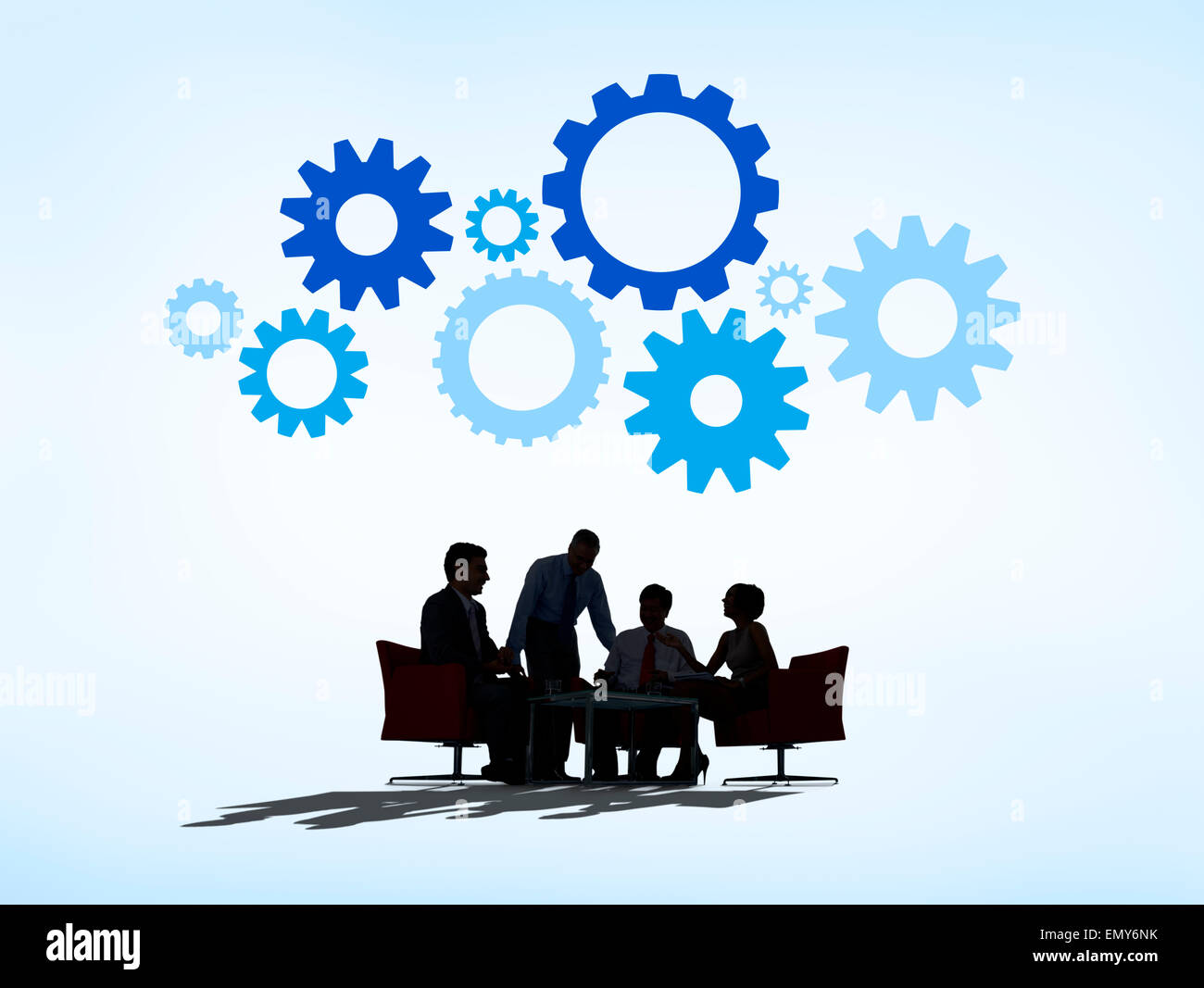 Reflection business meeting hi-res stock photography and images - Alamy