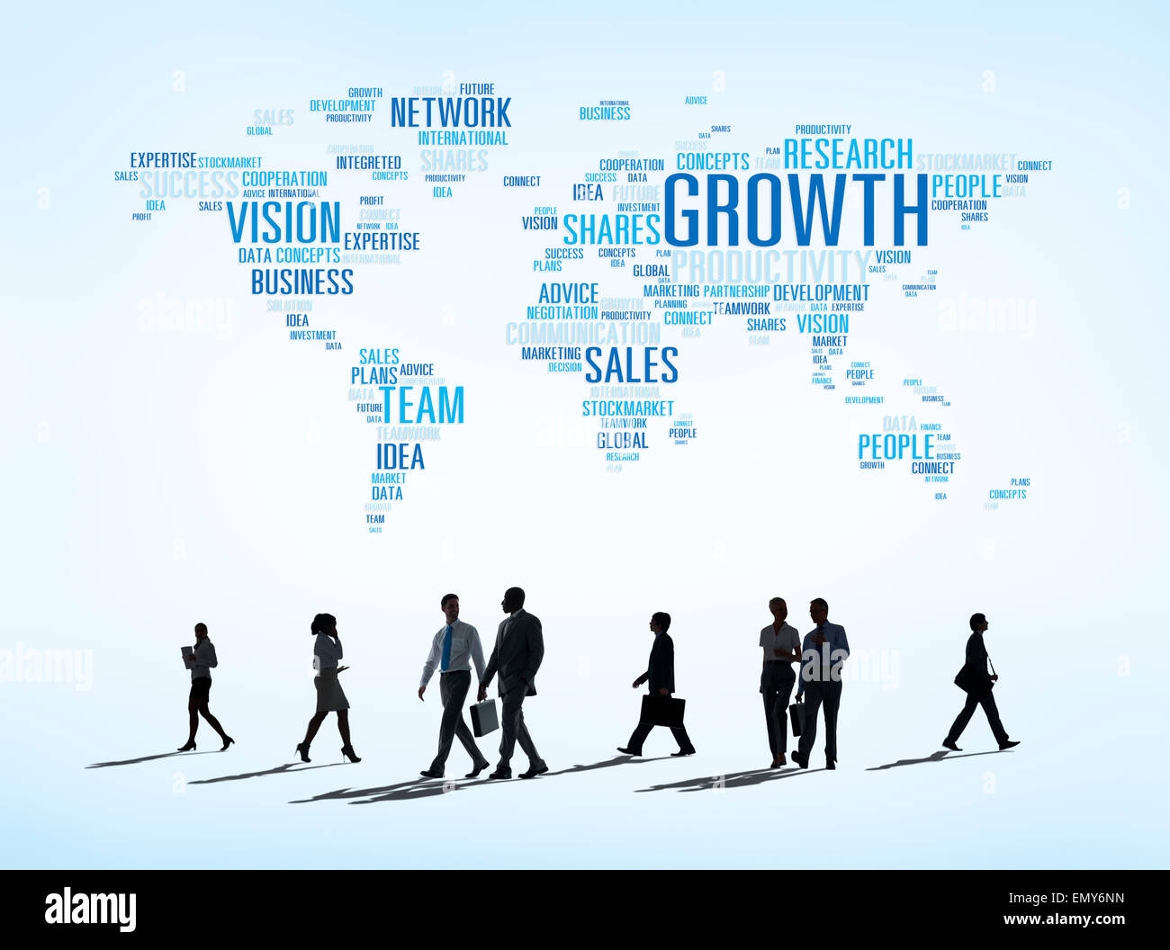 Business team world map hi-res stock photography and images - Alamy