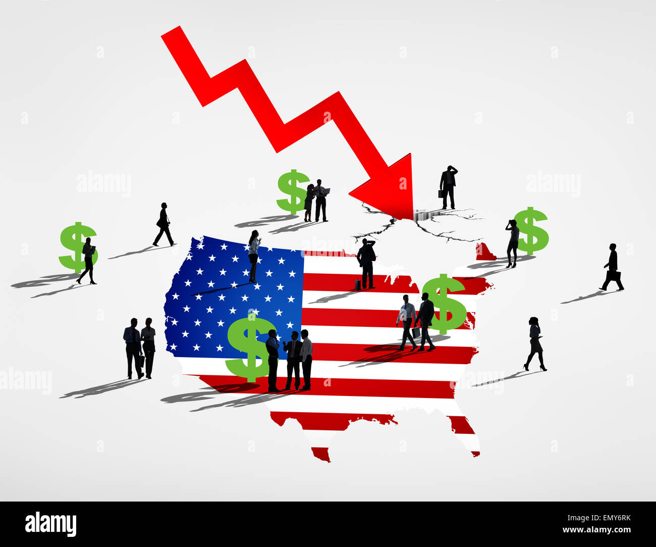 Recession symbol hi-res stock photography and images - Alamy