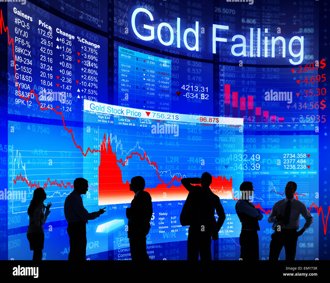 Person falling down group hi-res stock photography and images - Alamy