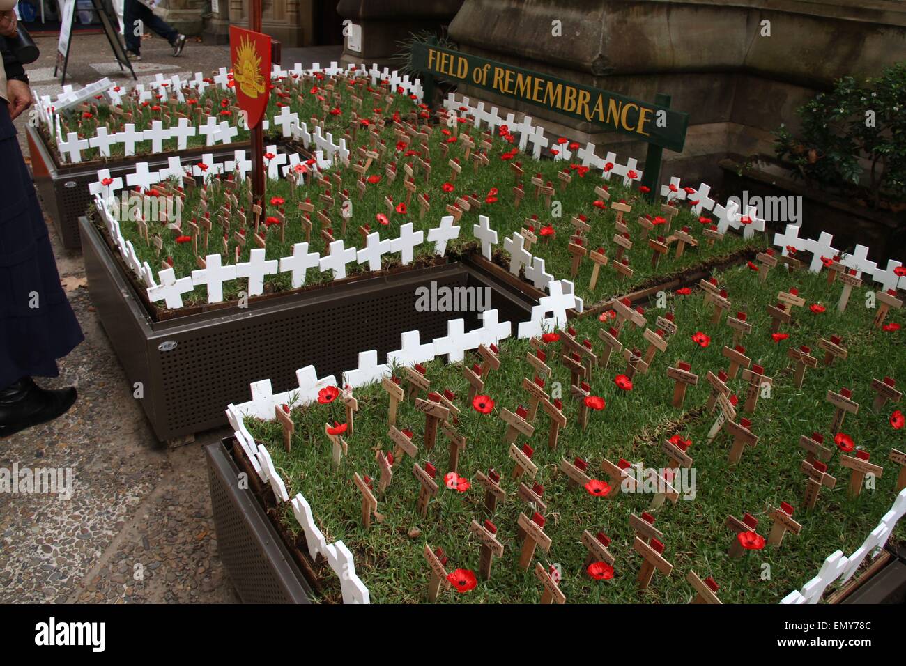 Sydney, Australia. 24 April 2015. In accordance with tradition, each ...