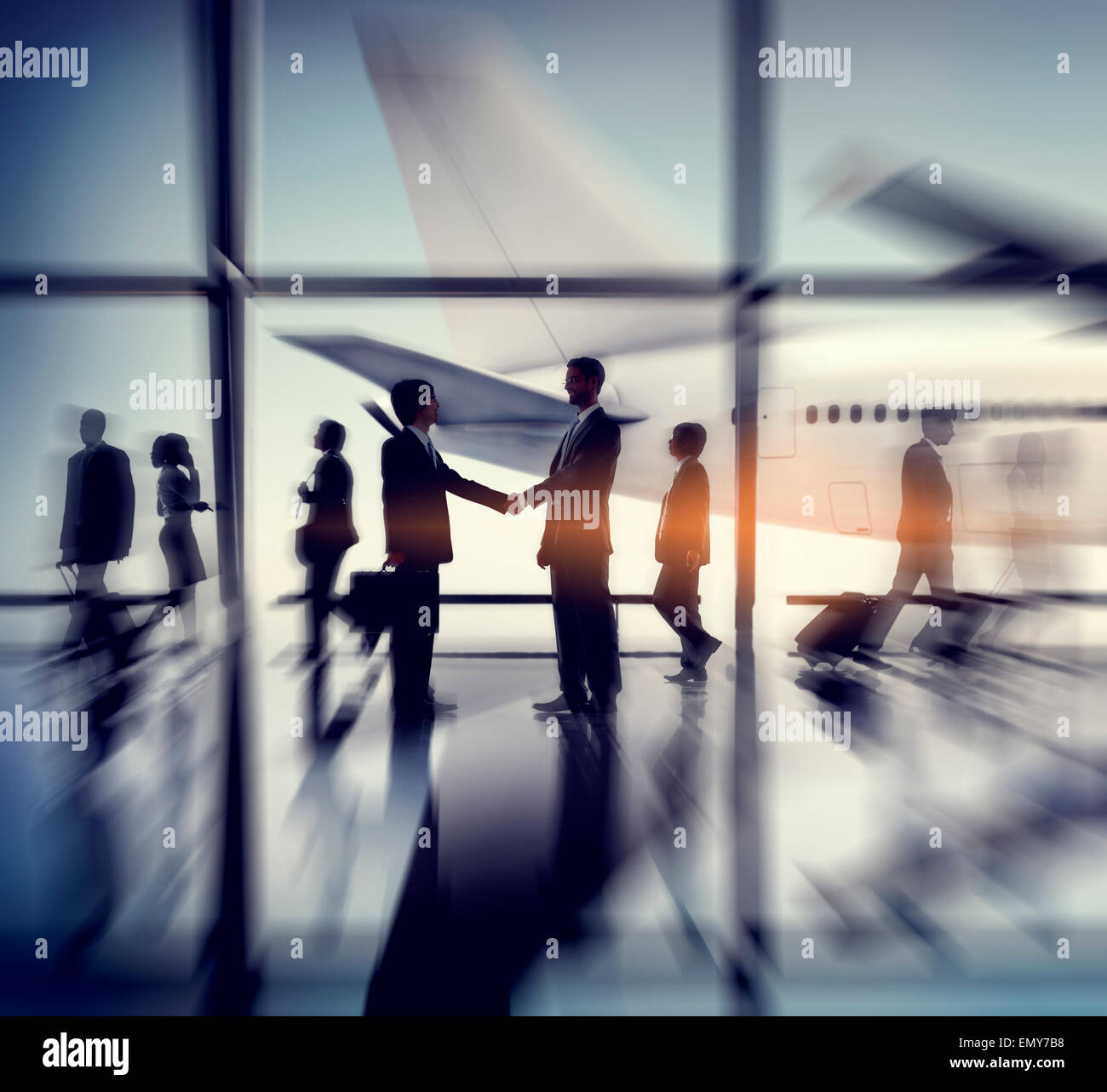 Airport Airplane Business Travel Terminal Transportation Commuter ...