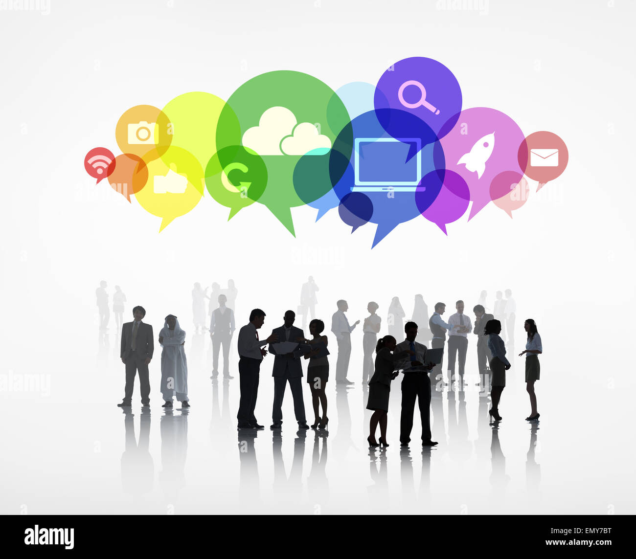 Global Cloud Computing in Business Stock Photo - Alamy