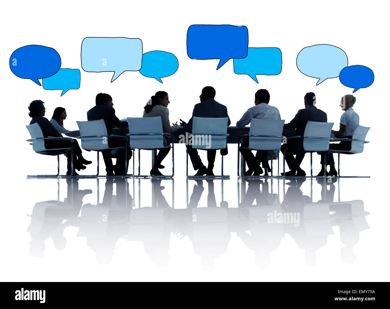 People in office conference room Cut Out Stock Images & Pictures - Alamy