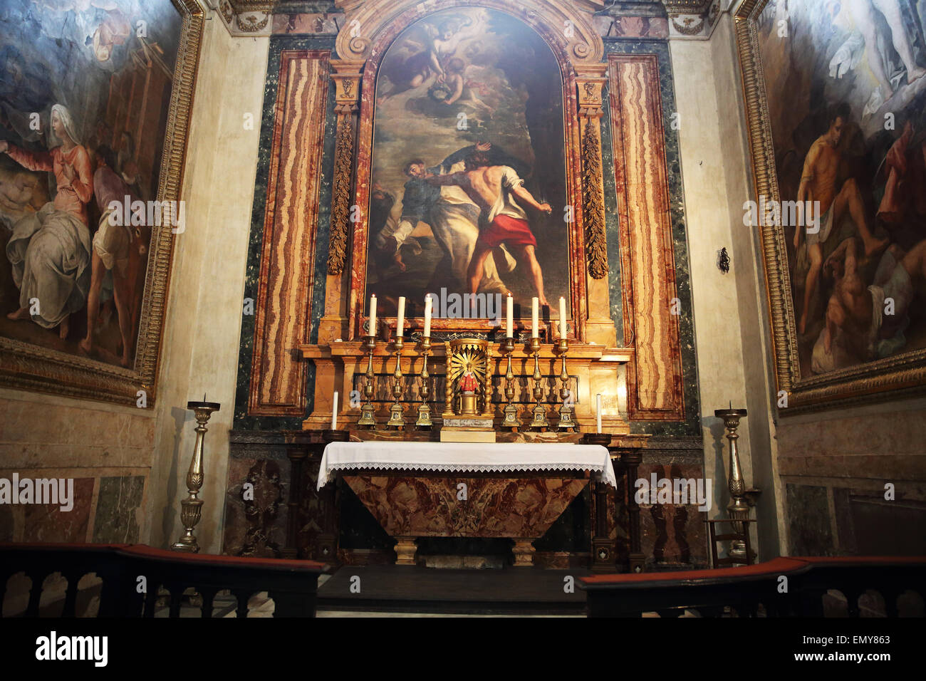 Gabrielli Chapel in the Chiesa di Santa Maria Sopra Minerva in Rome ...
