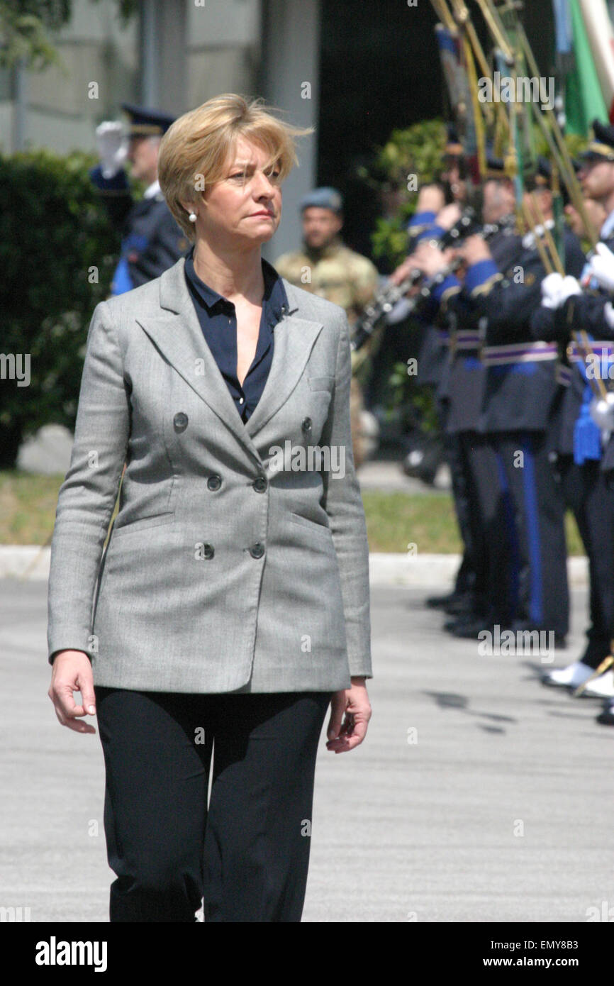 Pozzuoli, Italy. 23rd Apr, 2015. Ceremony of Military Air Force Academy ...