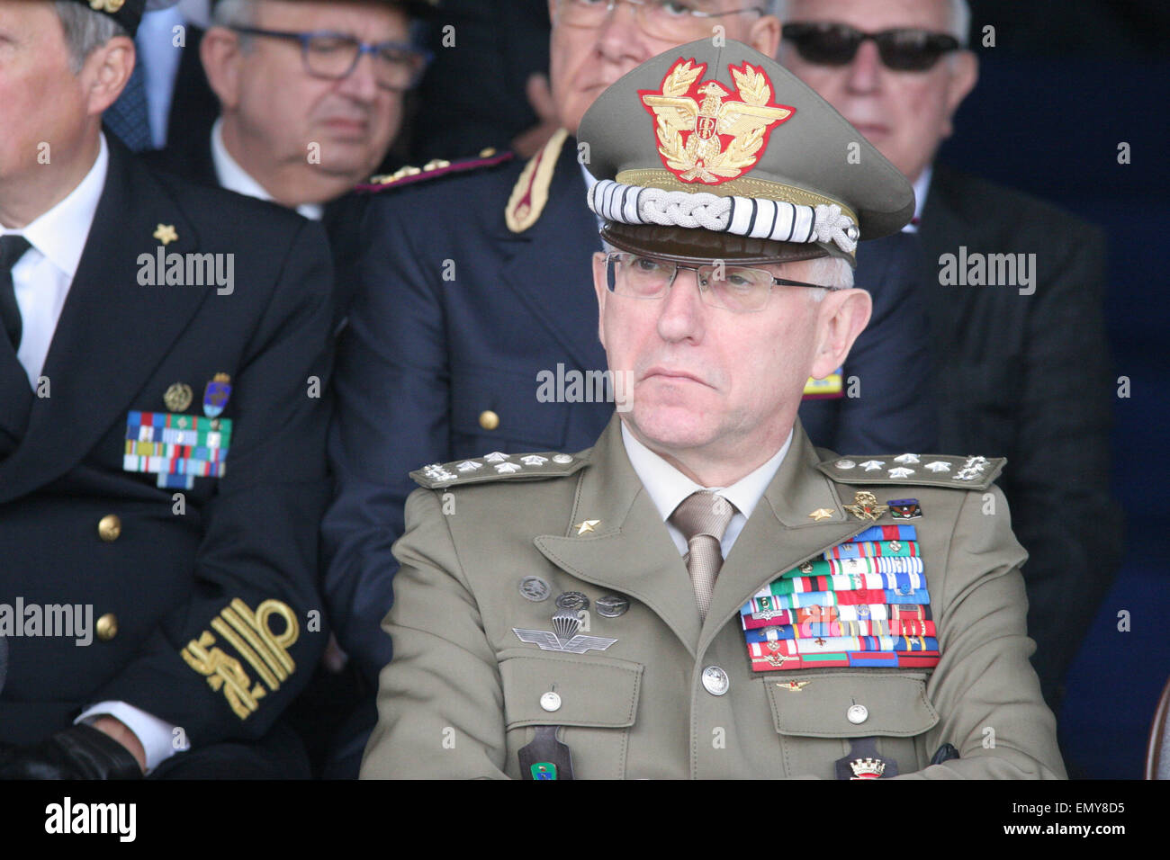 Pozzuoli, Italy. 23rd Apr, 2015. Ceremony of Military Air Force Academy ...