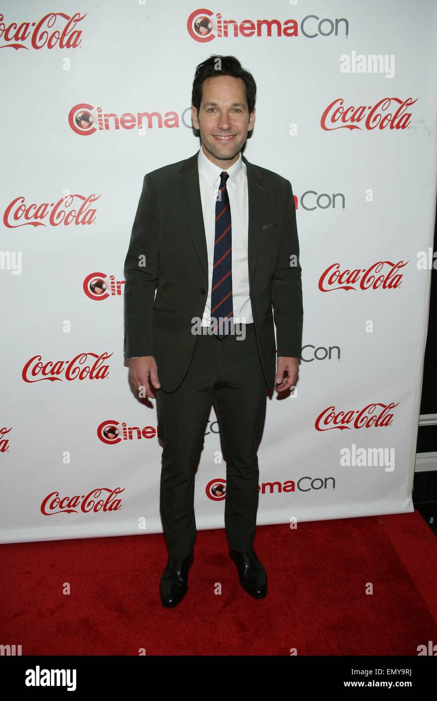Las Vegas, NV, USA. 23rd Apr, 2015. Paul Rudd at arrivals for CinemaCon ...