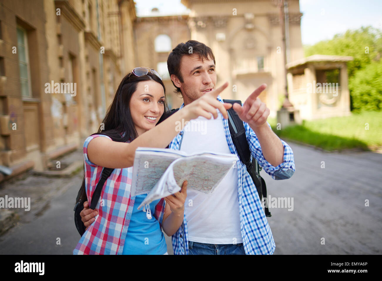 Foreign travelers sightseeing hi-res stock photography and images - Alamy