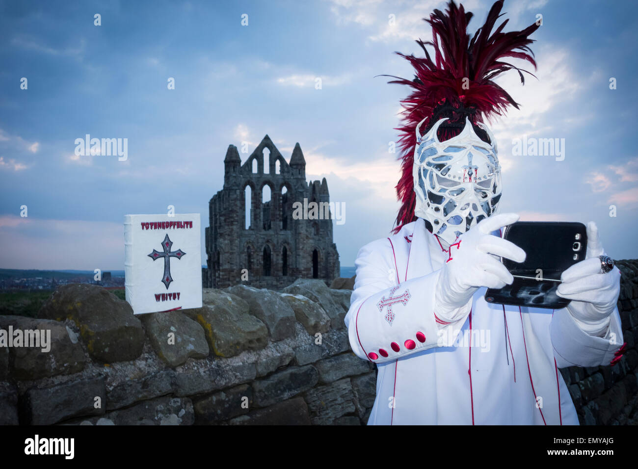 Whitby, North Yorkshire, UK. 23rd Apr, 2015. Self proclaimed Goth ...