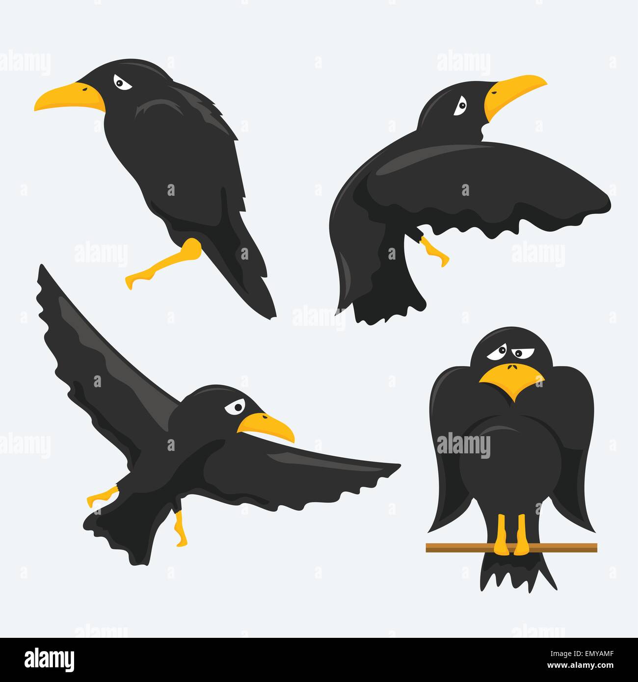 Rook crow Stock Vector Images - Alamy