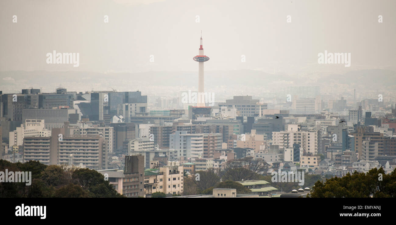 Kyoto tower in japan Stock Photo - Alamy