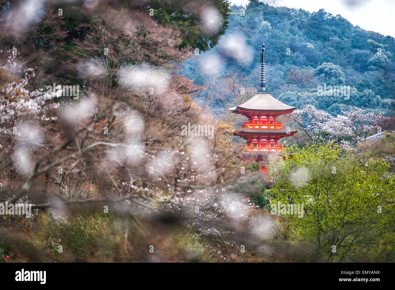 Red temple in japan Stock Photo - Alamy