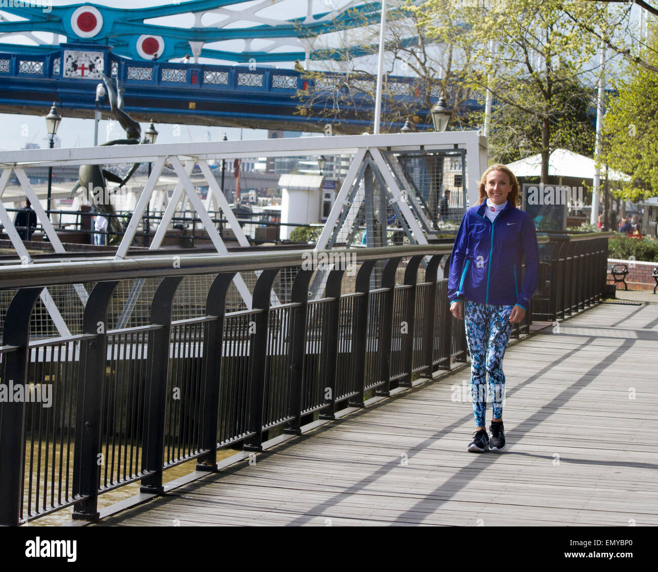 British runner and three-time London marathon winner Paula Radcliffe ...