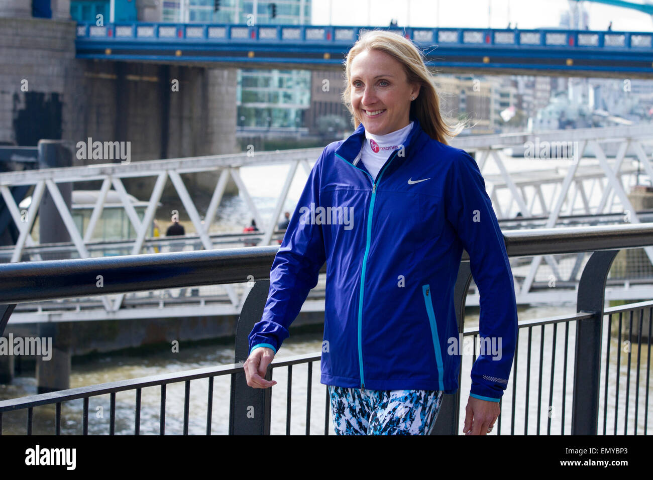 British runner and three-time London marathon winner Paula Radcliffe ...