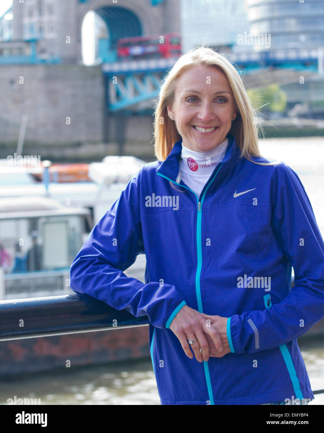 British runner and three-time London marathon winner Paula Radcliffe ...