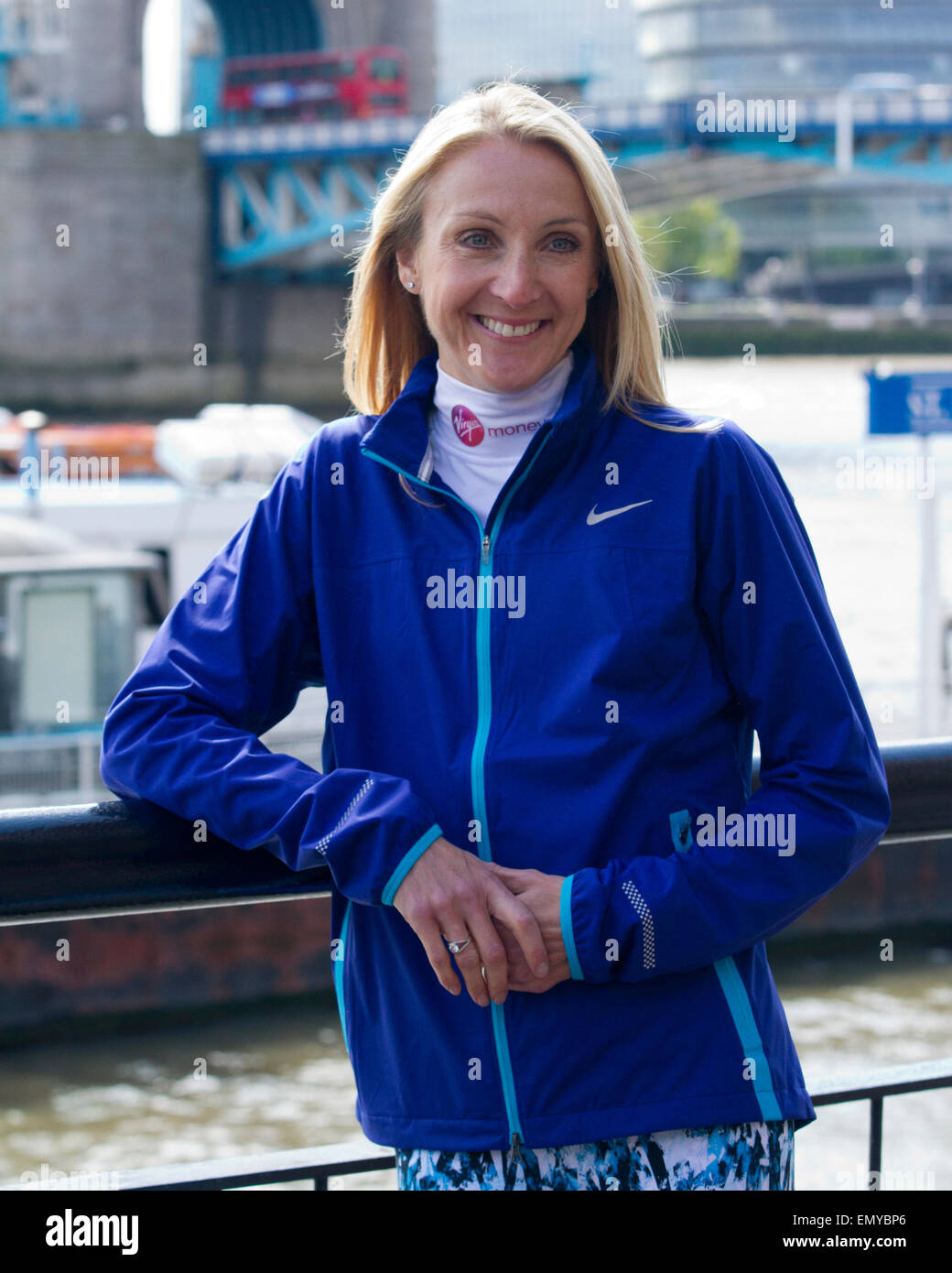 British runner and three-time London marathon winner Paula Radcliffe ...