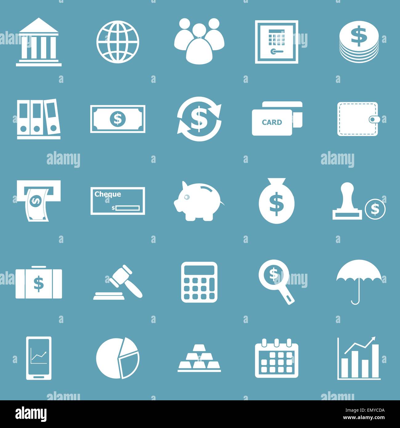 Stock trading on blue Stock Vector Images - Alamy