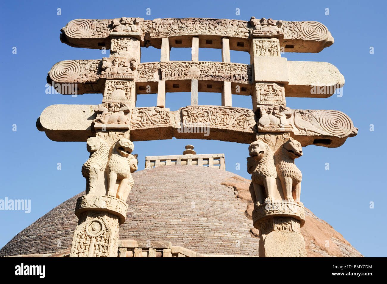 Great sanchi stupa madhya pradesh india hi-res stock photography and ...