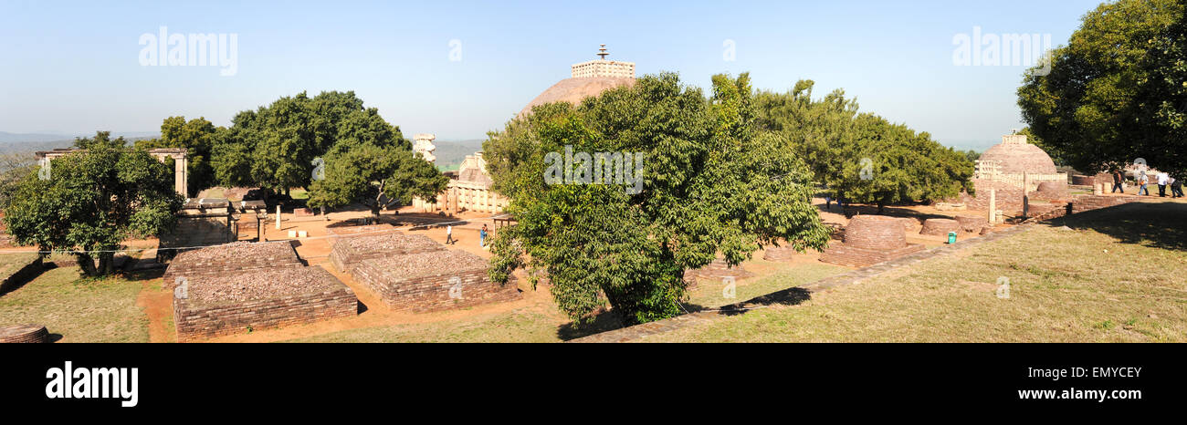 Sanchi Stupa is located at Sanchi Town, Madhya Pradesh state in India ...