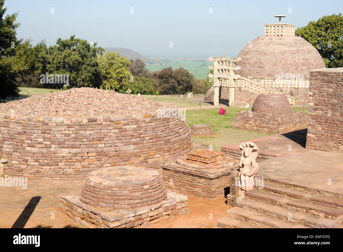 Sanchi Stupa is located at Sanchi Town, Madhya Pradesh state in India ...