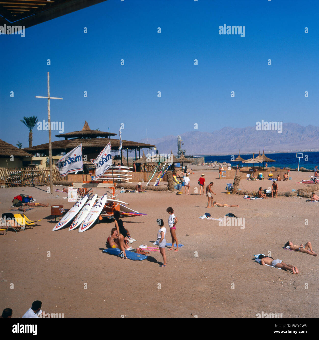 Eine Reise nach Israel, 1980er Jahre. A trip to Israel, 1980s Stock ...