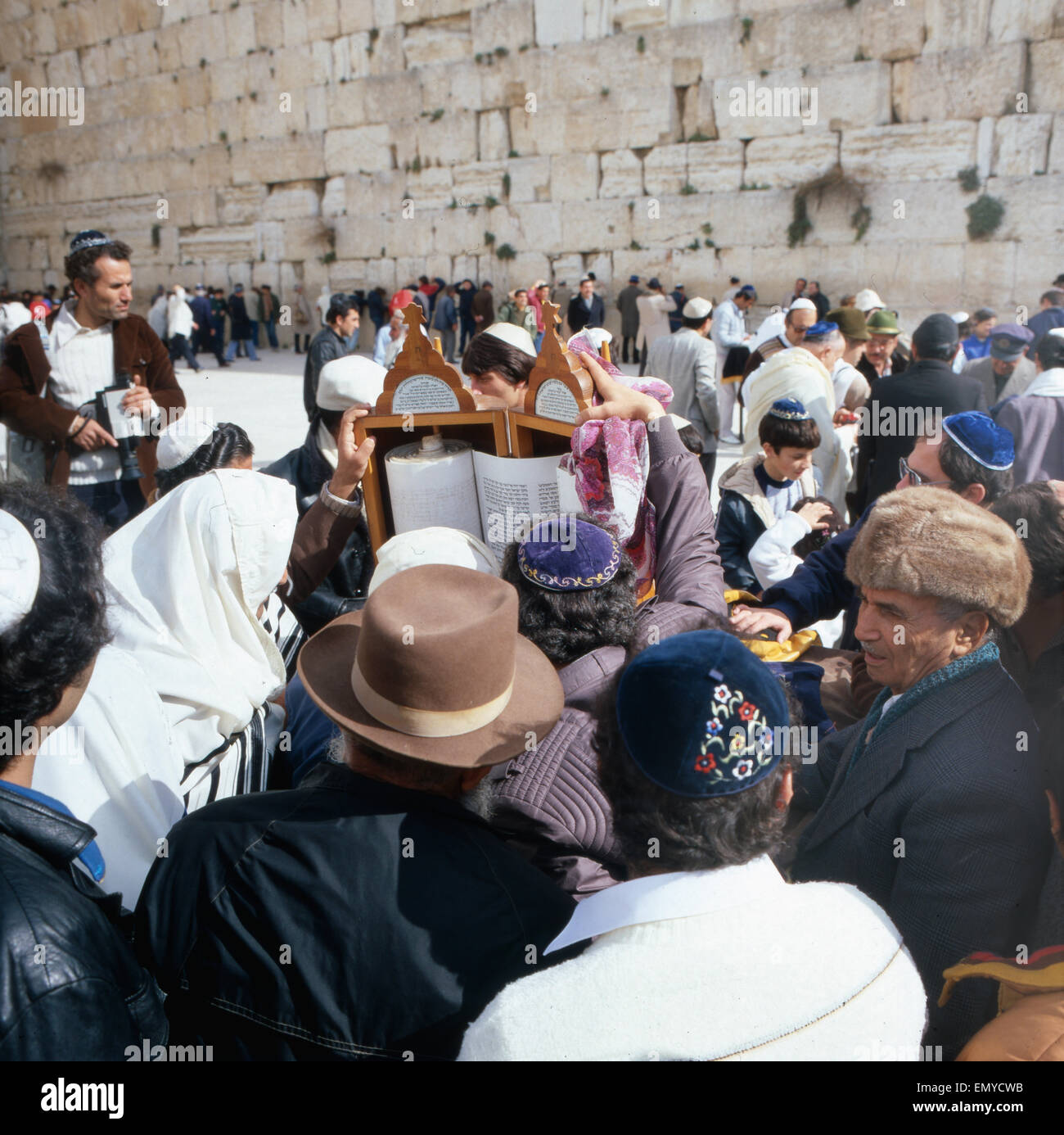 Eine Reise nach Israel, 1980er Jahre. A trip to Israel, 1980s Stock ...