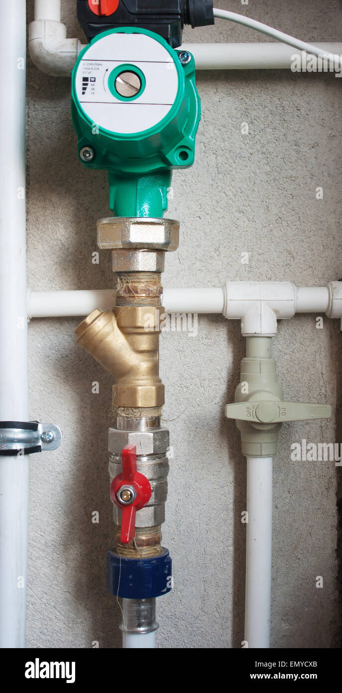 Heating pipes detail closeup indoor hi-res stock photography and images ...