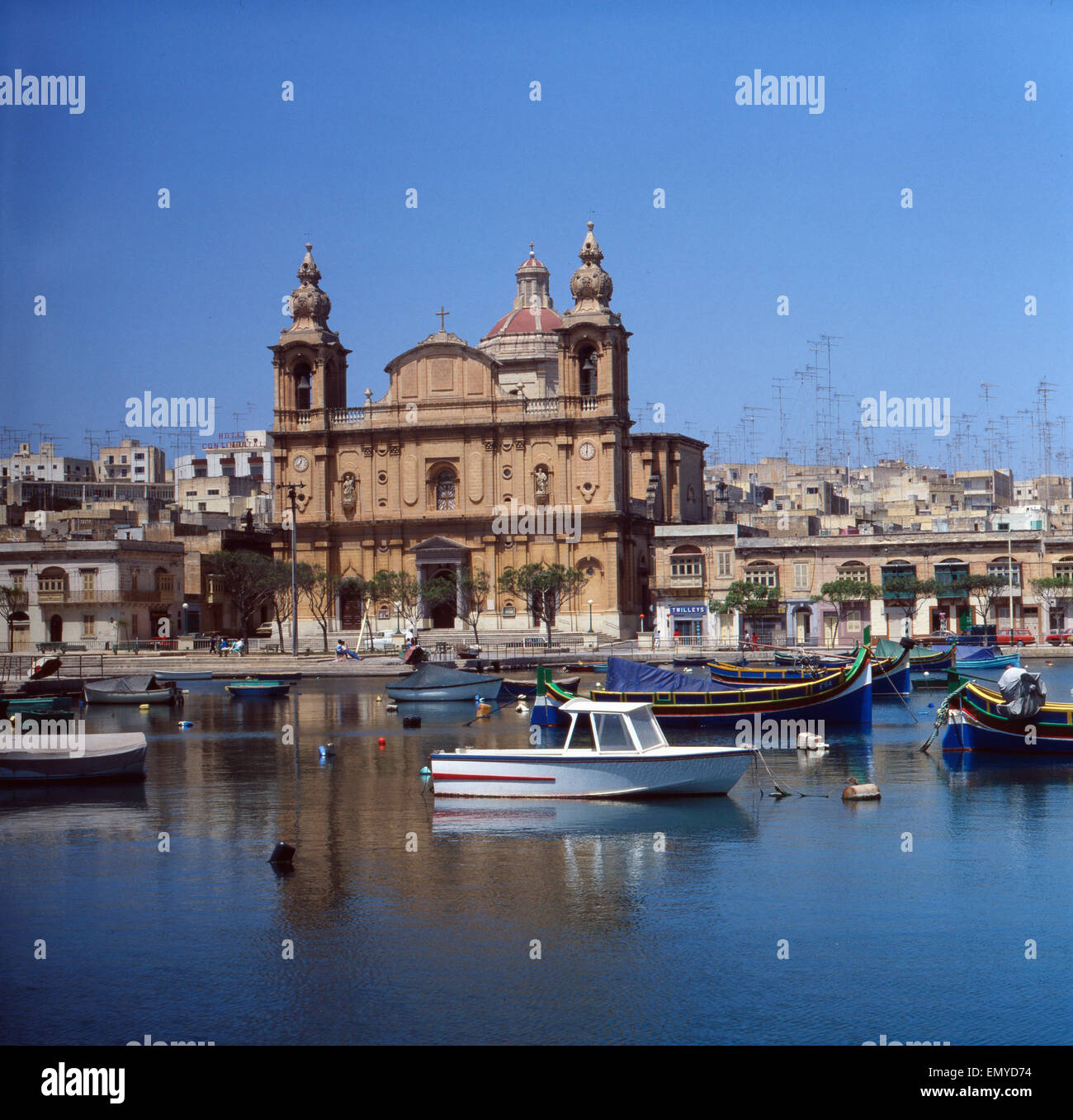 Msida parish church hi-res stock photography and images - Alamy