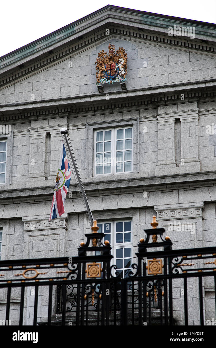Tokyo, Japan. 24th April, 2015. The principal entrance of the British ...