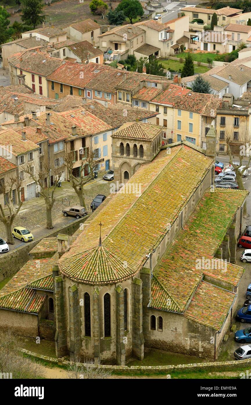 Eglise Saint Gimer Carcassonne France EU Stock Photo - Alamy