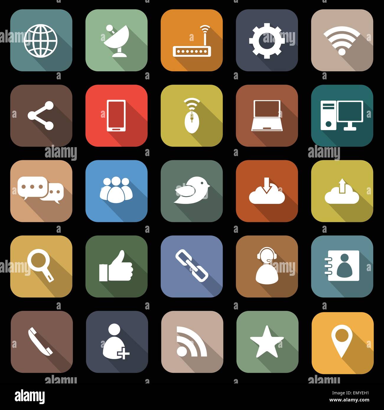 Link shadow Stock Vector Images - Alamy