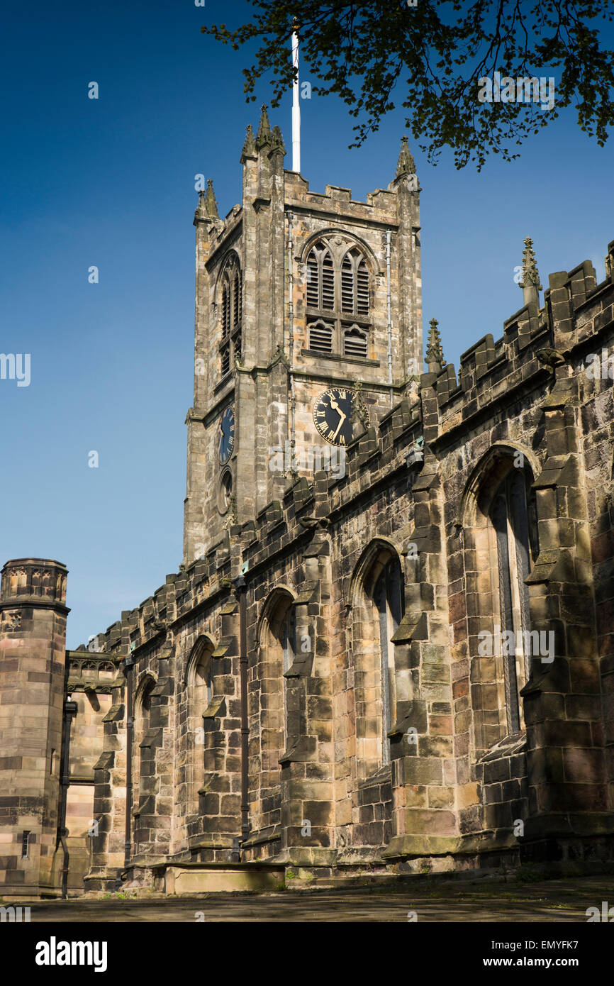 UK, England, Lancashire, Lancaster, St Mary’s Priory Church Stock Photo ...