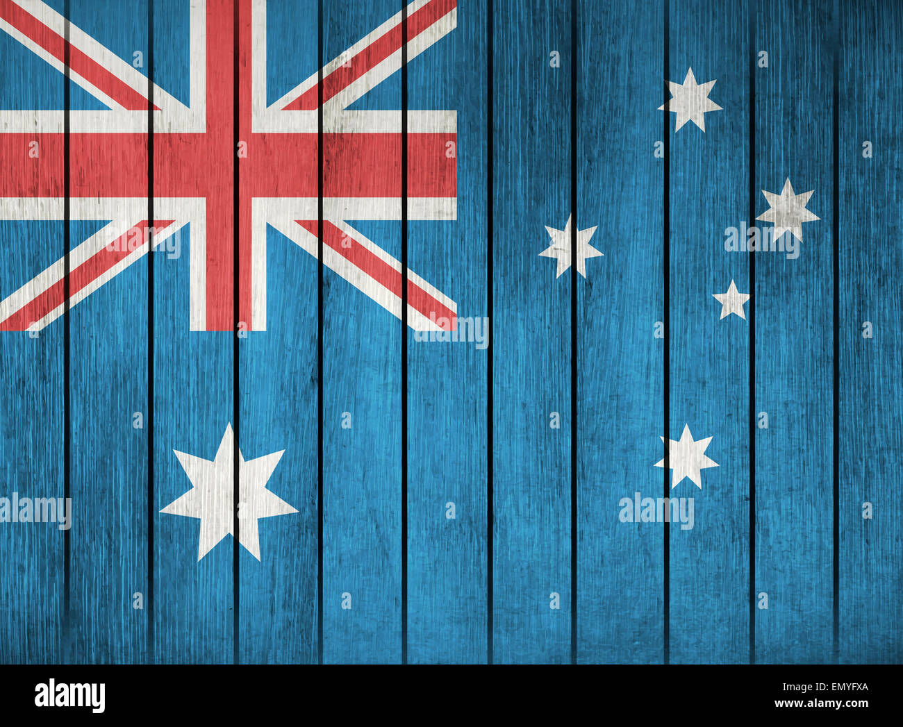 Wooden Grunge Flag Of Australia Stock Photo - Alamy