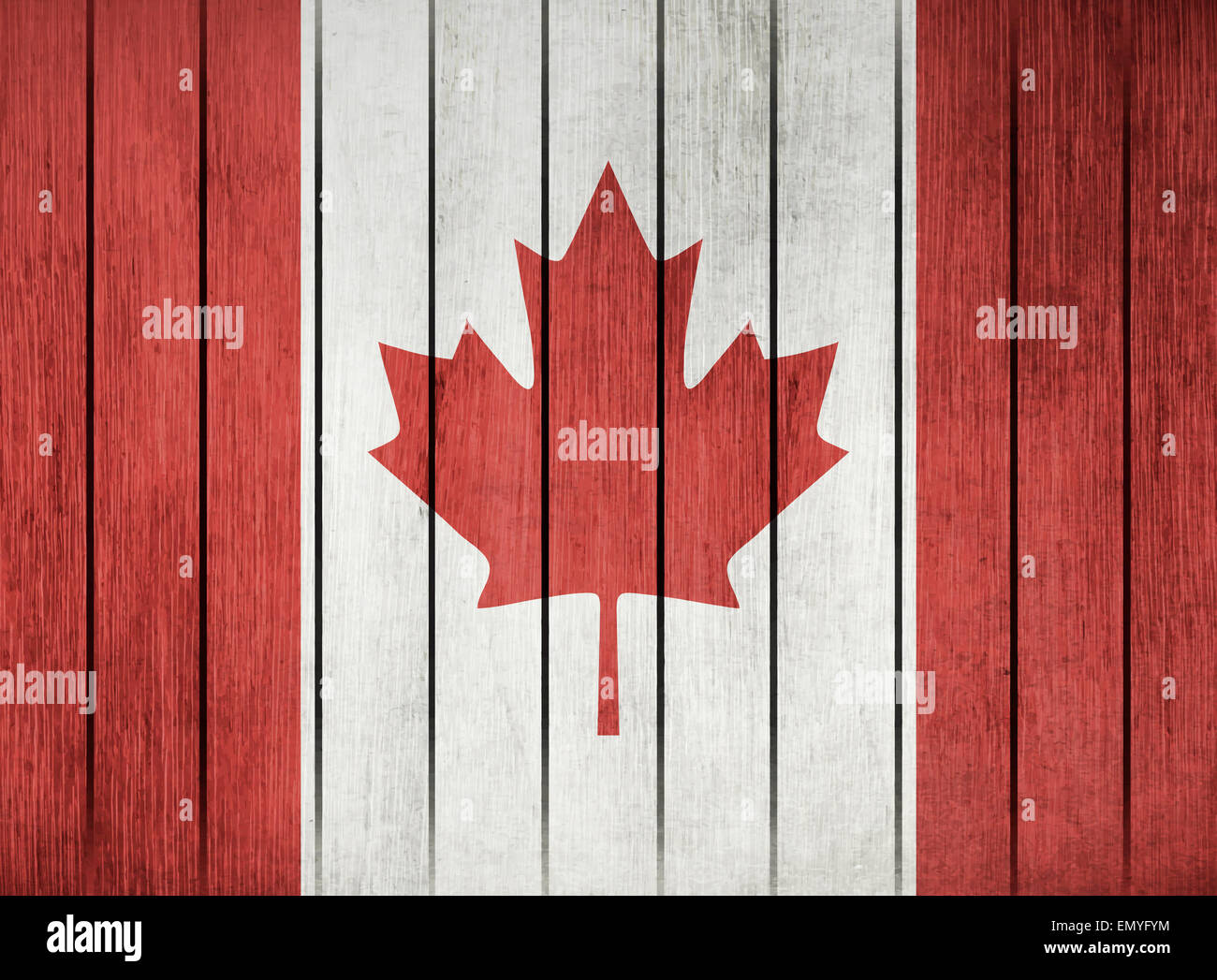 Canada painted flag hi-res stock photography and images - Alamy