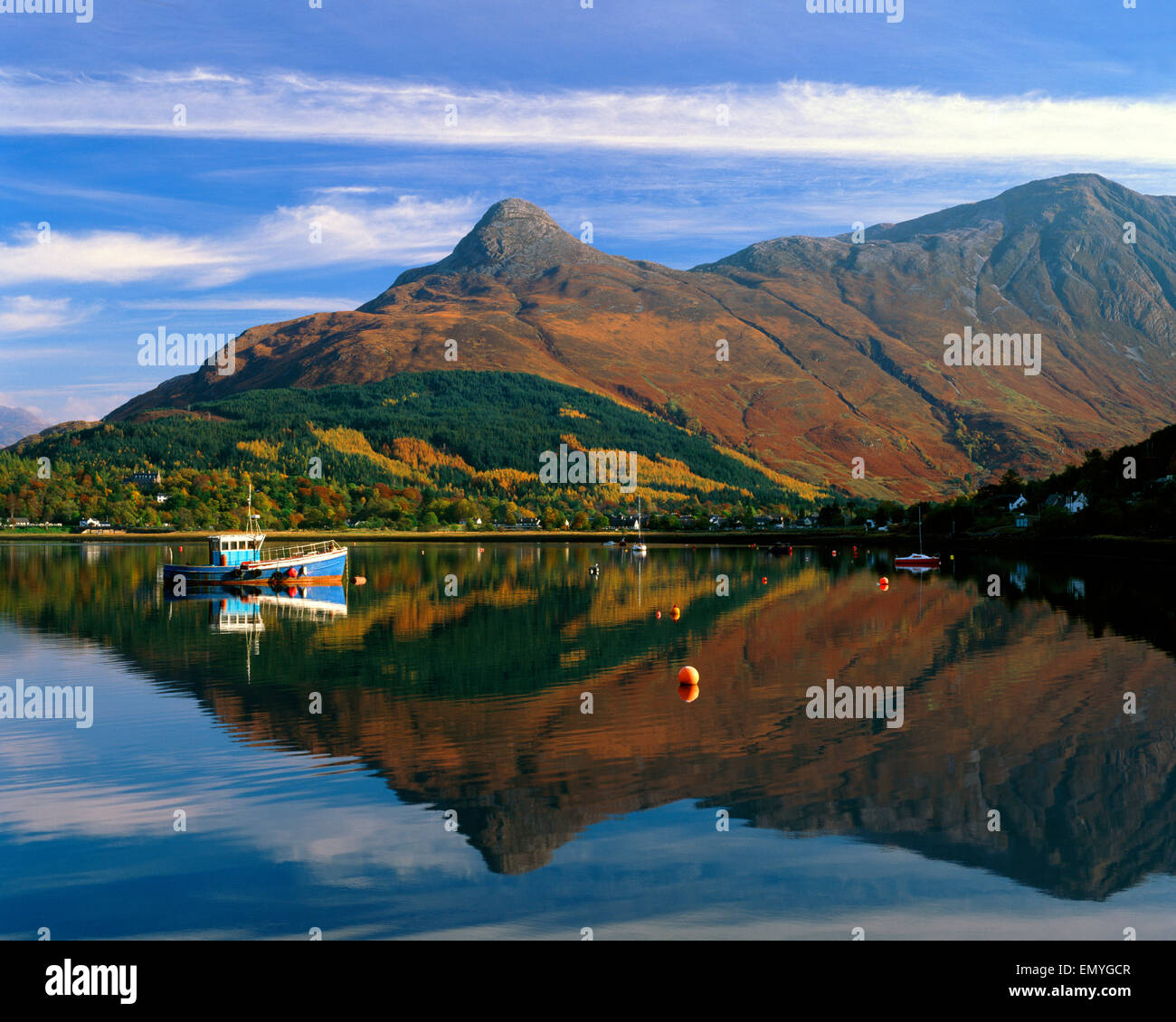 Loch Leven and the Pap of Glencoe, Ballachulish, Argyll, Highlands ...
