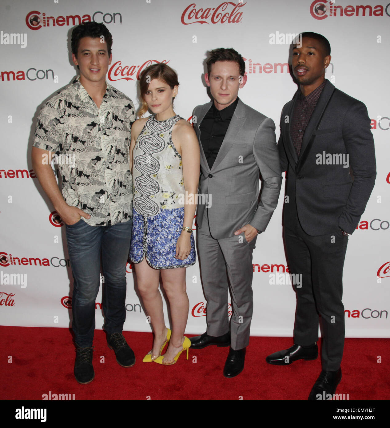 Jamie bell kate mara fantastic four hi-res stock photography and images ...