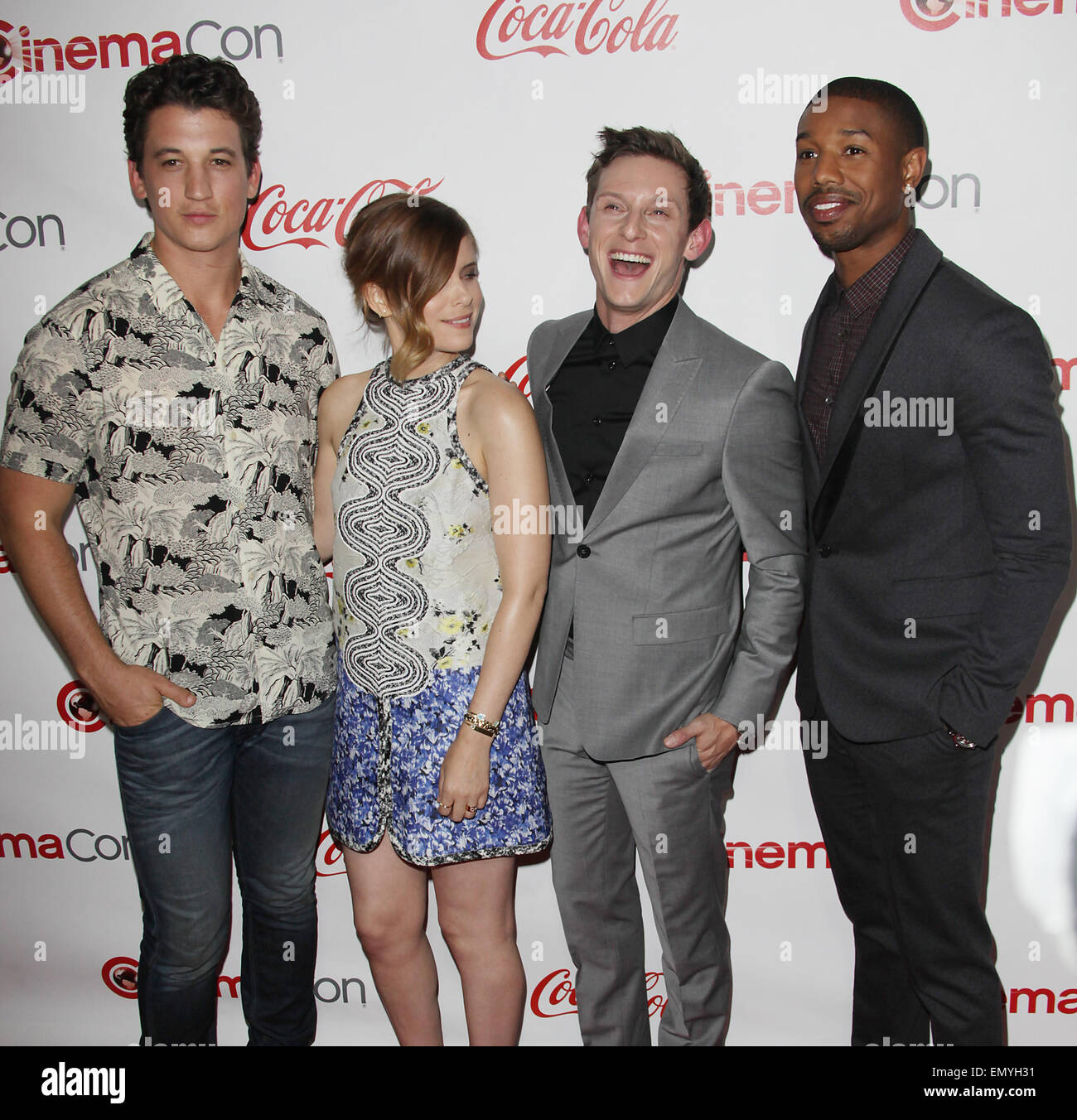Las Vegas, Nevada, USA. 23rd Apr, 2015. Actors (L-R) Jamie Bell, Kate ...