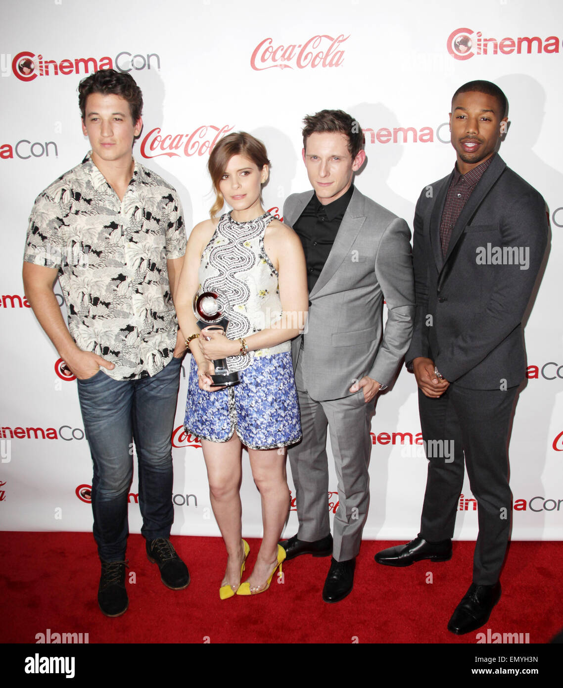 Las Vegas, Nevada, USA. 23rd Apr, 2015. Actors (L-R) Jamie Bell, Kate ...